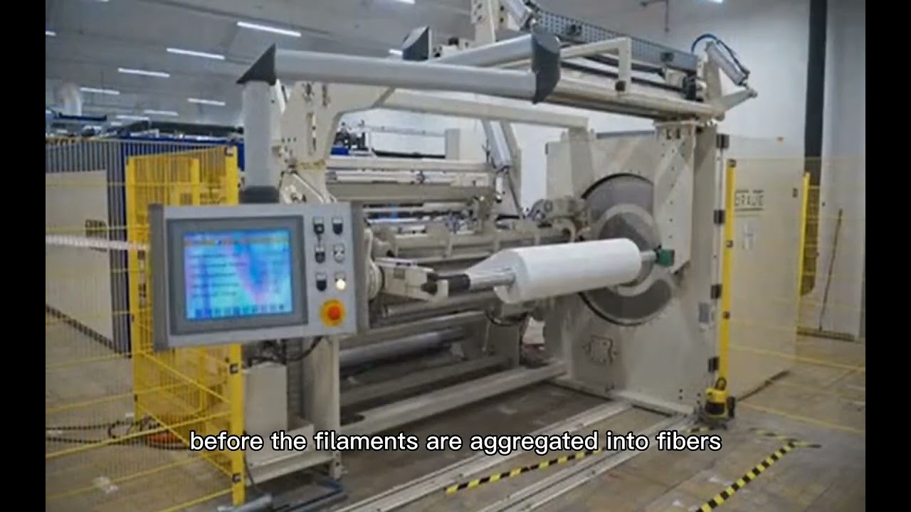 Fiberglass chopped strand mat manufacturing process - YouTube