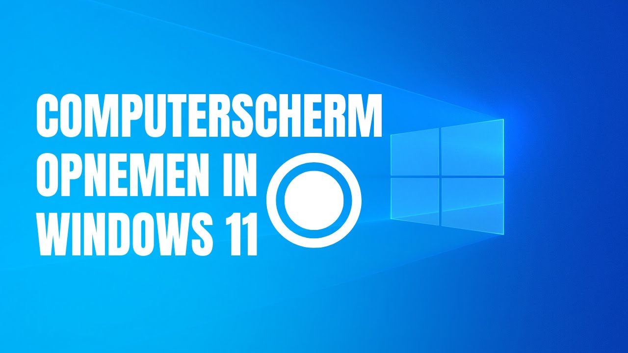Je computerscherm opnemen met geluid in Windows 11 - YouTube