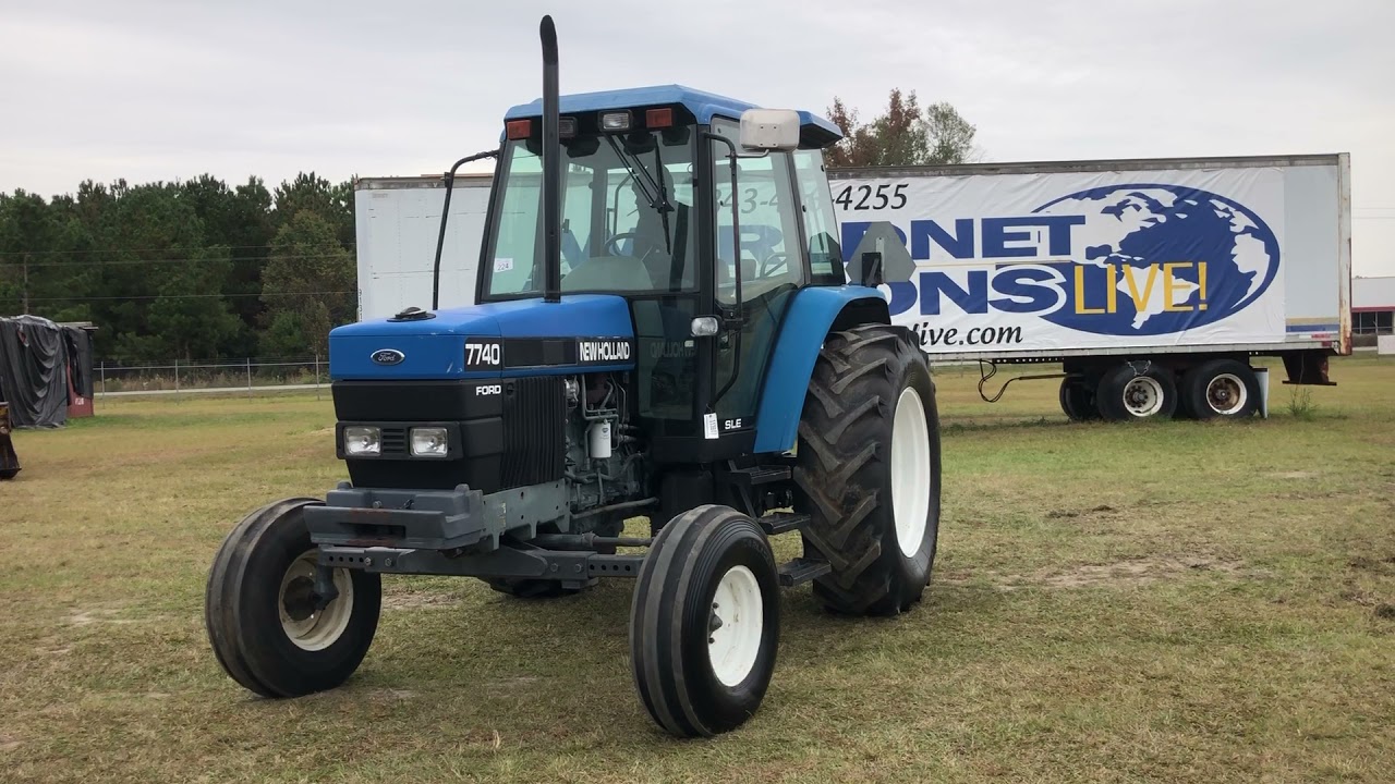 FORD NEW HOLLAND 7740 SLE TRACTOR-113607 - YouTube