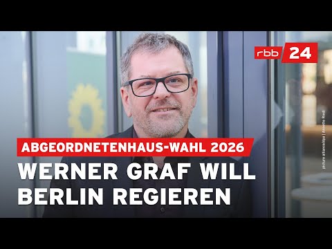 Berlin-Wahl 2026: Werner Graf (Bü'90/Grüne) wird Spitzenkandidat