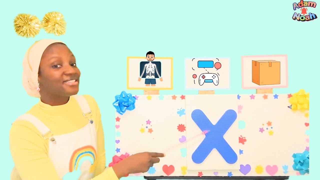 This is X | Phonics | ABC Pop-up Music Box - YouTube