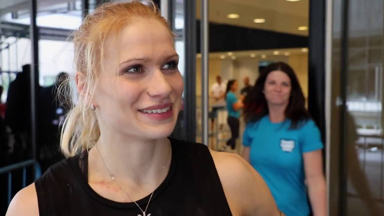 Annie Mist Þórisdóttir eftir event 4 á CrossFit Meridian Regional í ...