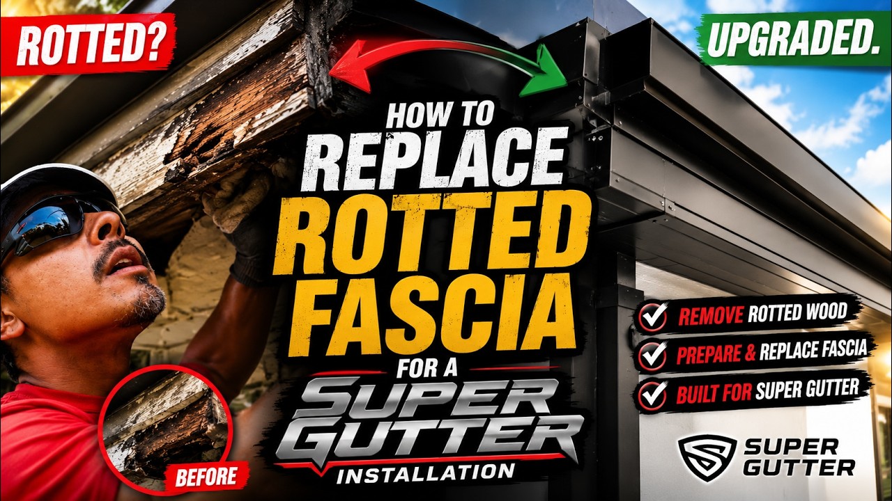 This Gutter Job Failed Because of Rotted Fascia (Full Repair) - YouTube