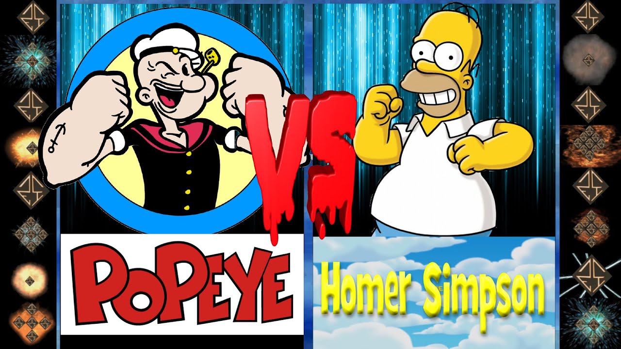 Popeye (Original) vs Homer Simpson (The Simpsons) - Ultimate Mugen ...
