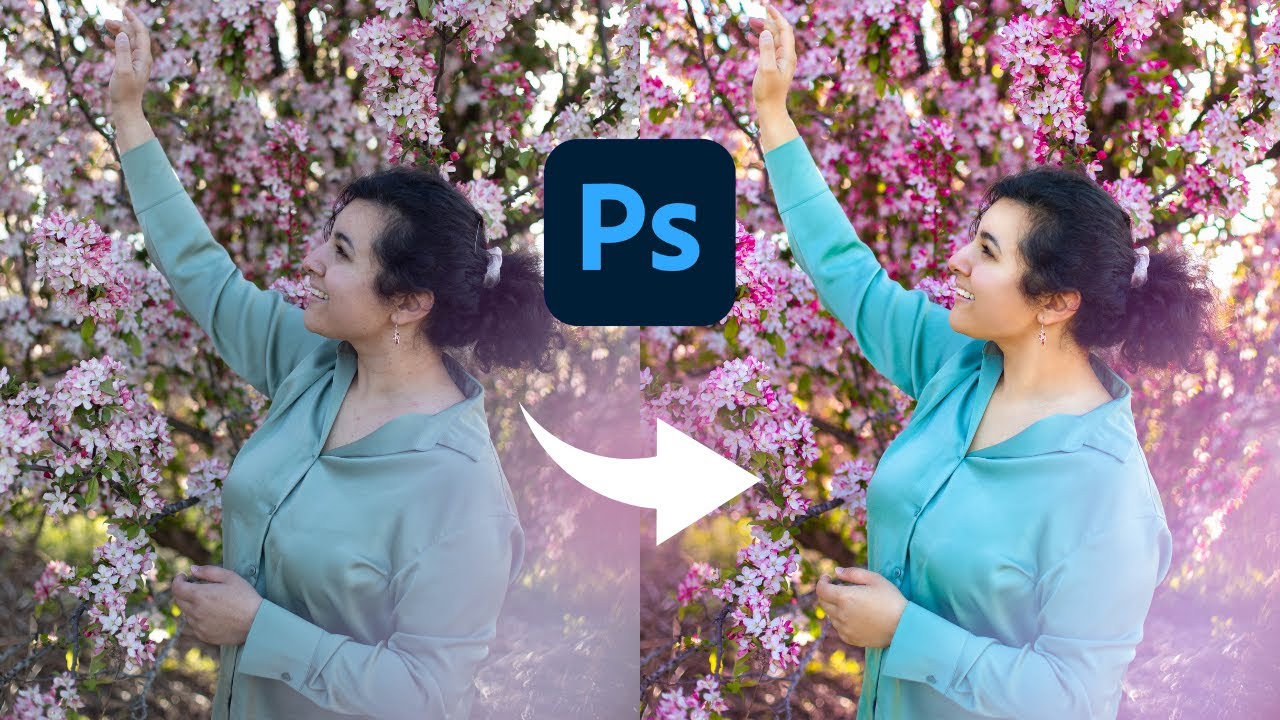 How I edited this spring photo from start to finish - YouTube