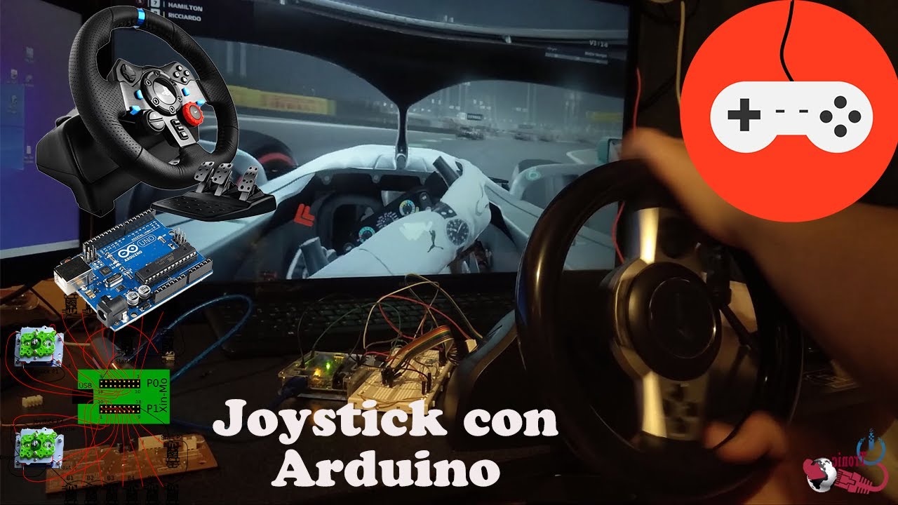 Configurando un arduino como un Joystick en un volante F1 - YouTube