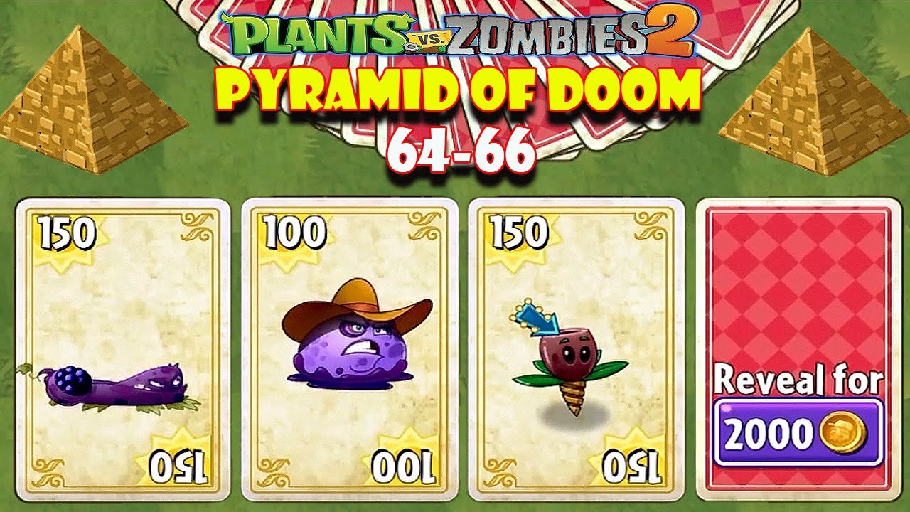 Pyramid Of Doom - Level 64 To 66 ( Egypt ) | Plants Vs Zombies 2 - YouTube