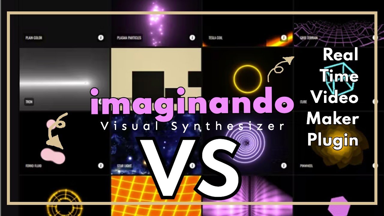 실시간 뮤직비디오 생성기 imaginando VS (Visual Synthesizer) | Realtime Video Maker - YouTube