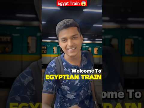Egypt Train 😱 #shorts #drbroshorts #drbro #kannada #lifestyle #egypt #travel