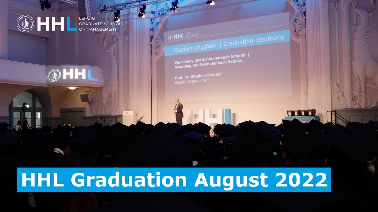 HHL Graduation August 2022 - YouTube