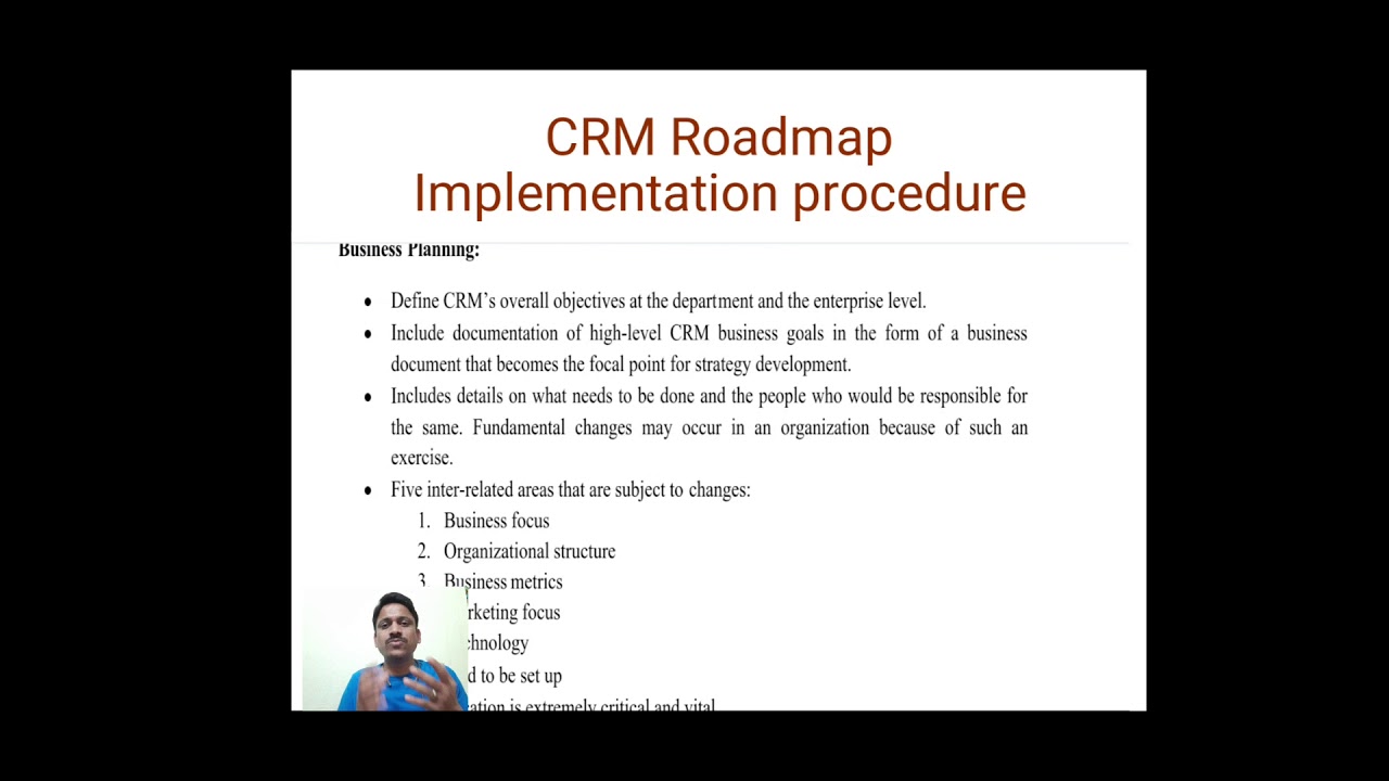 CRM Road map Implementation- CRM - YouTube
