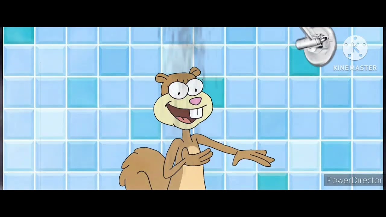 Sandy Cheeks is Taking a Shower (credits to @mongopangolin6974 ) - YouTube