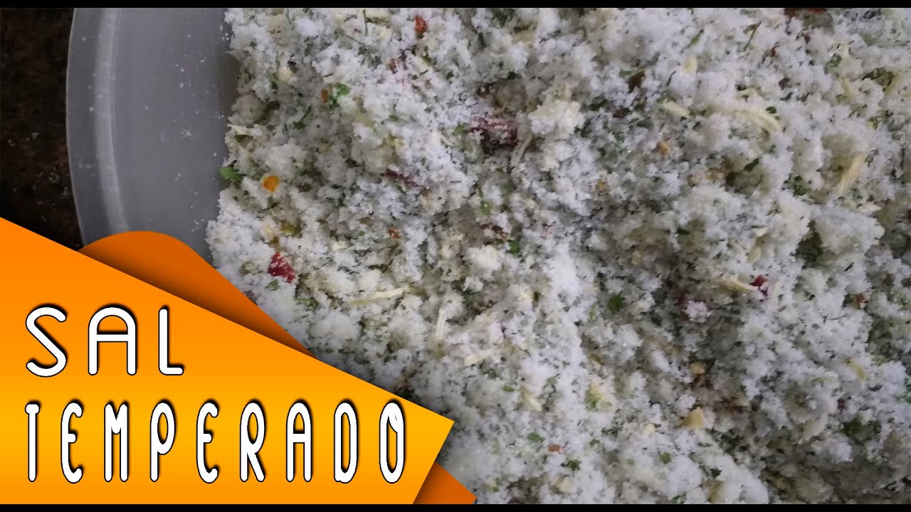 SAL TEMPERADO - Como fazer um delicioso sal para o dia a dia ! - YouTube