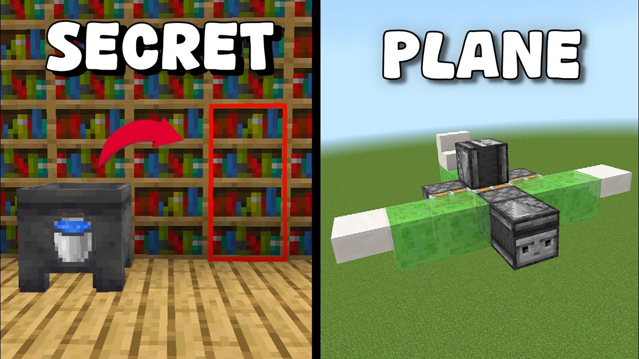 TOP 5 Best Redstone Builds in Minecraft Bedrock! (Secret entrance ...