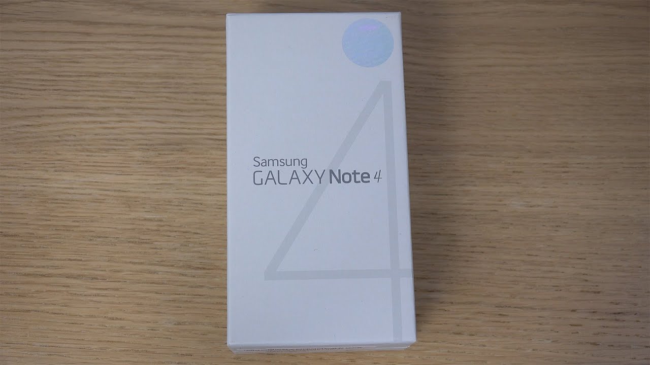 Samsung Galaxy Note 4 - Unboxing (4K) - YouTube