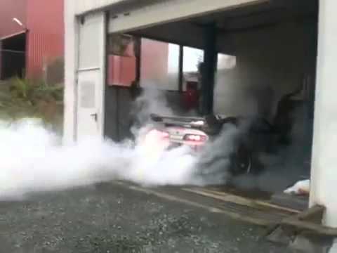 800 HP Toyota Supra Burn Out - YouTube