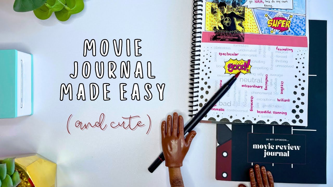 Film Journal With Me | Easy Movie Journal Template #moviereviews - YouTube
