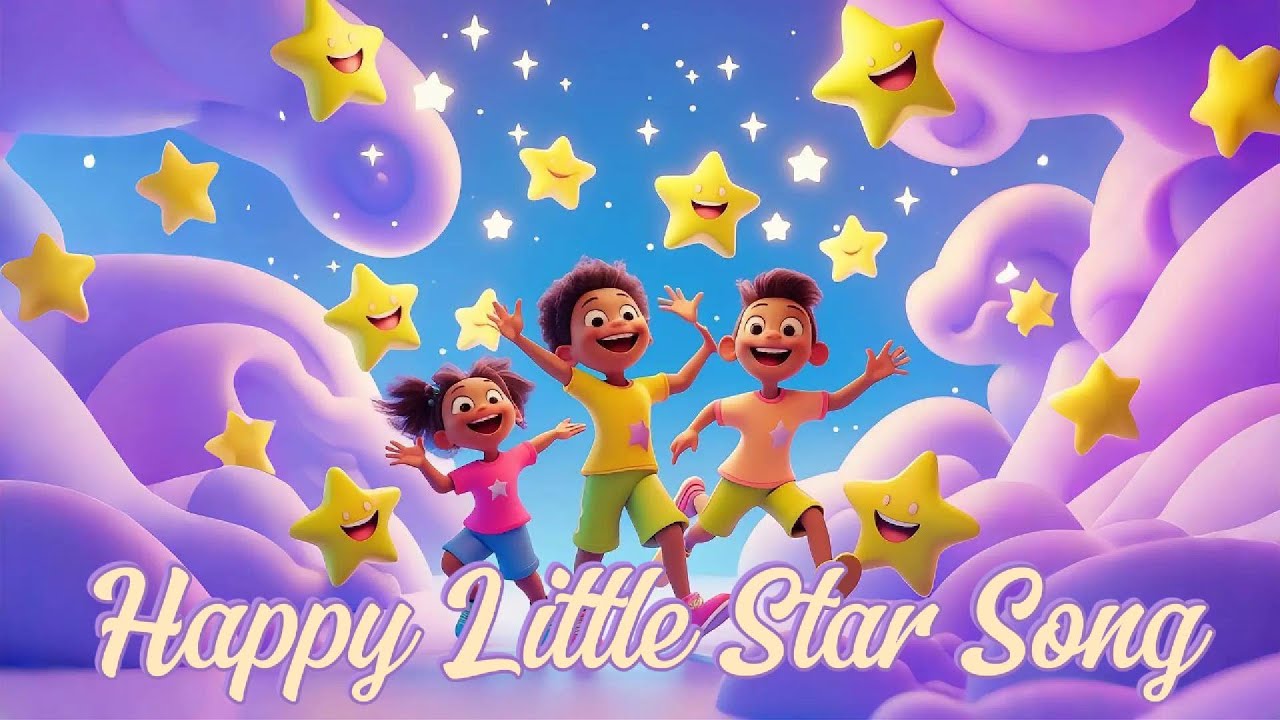 ⭐🎶 Happy Little Star Song - A Joyful Bedtime Song for Kids 🌙 - YouTube