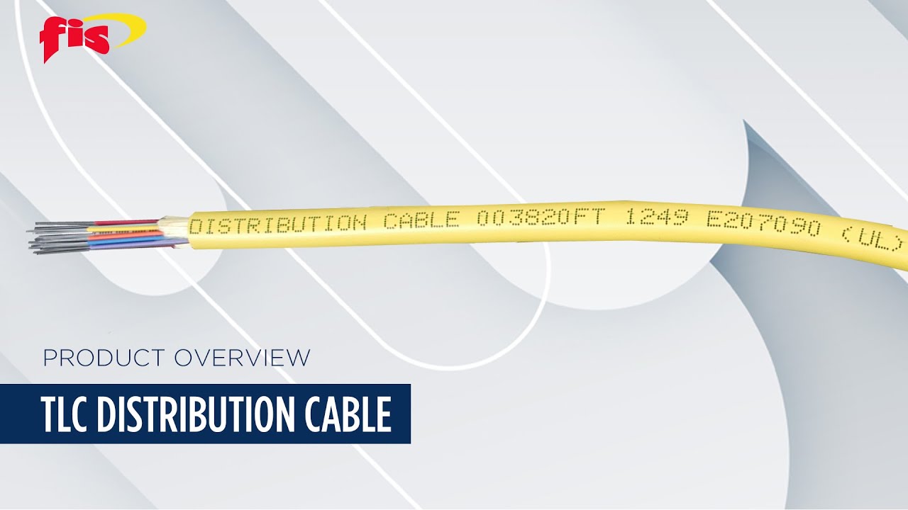 Distribution Fiber Optic Cable - YouTube