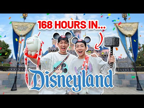 We spent 168 HOURS in Disneyland California *OMG* 我們住在加州迪士尼樂園168個小時!!!!
