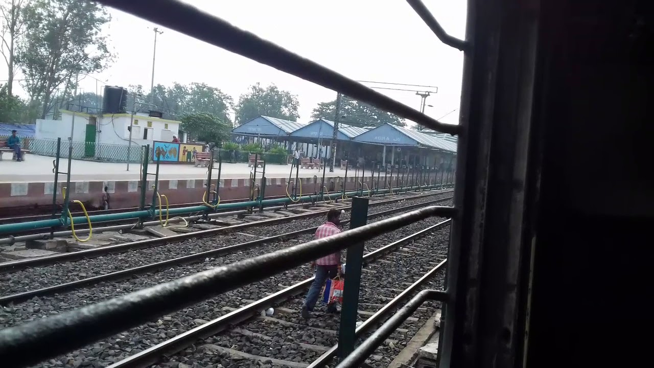 SRC WAP4 standing on Adra station. - YouTube