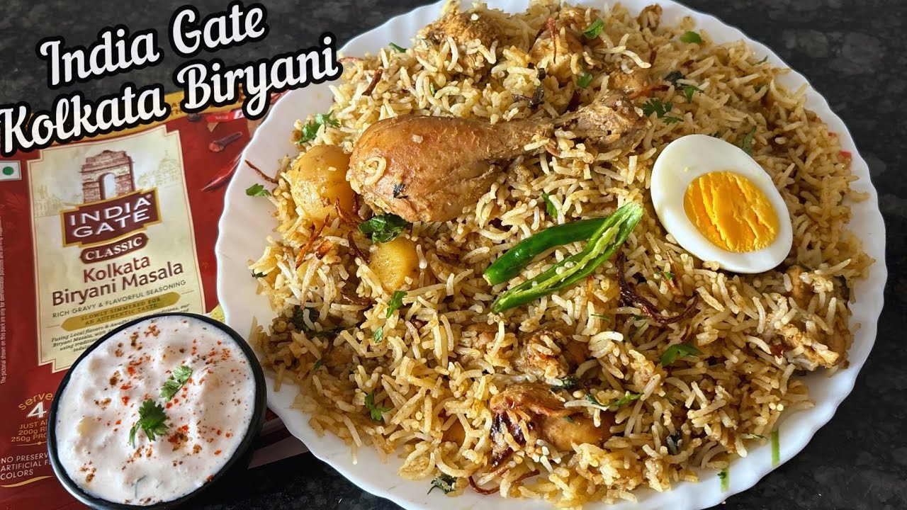India Gate Classic Kolkata Biryani Masala Recipe | How to make India ...