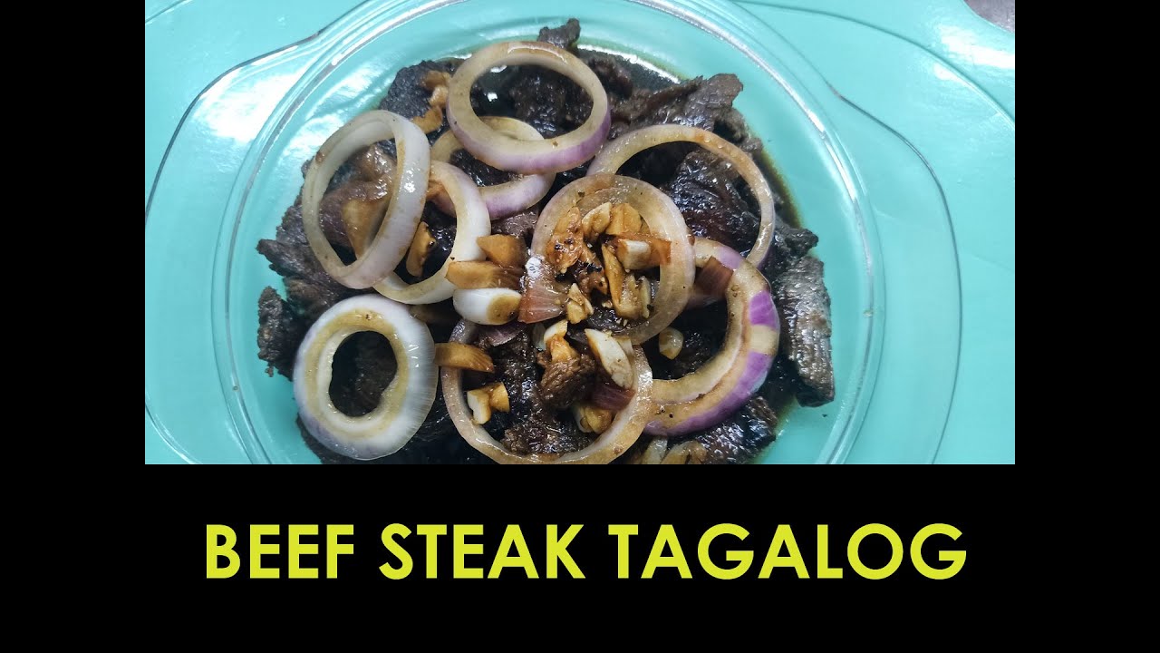 HOW TO COOK TAGALOG BEEF STEAK #Cooking #Beef Steak - YouTube