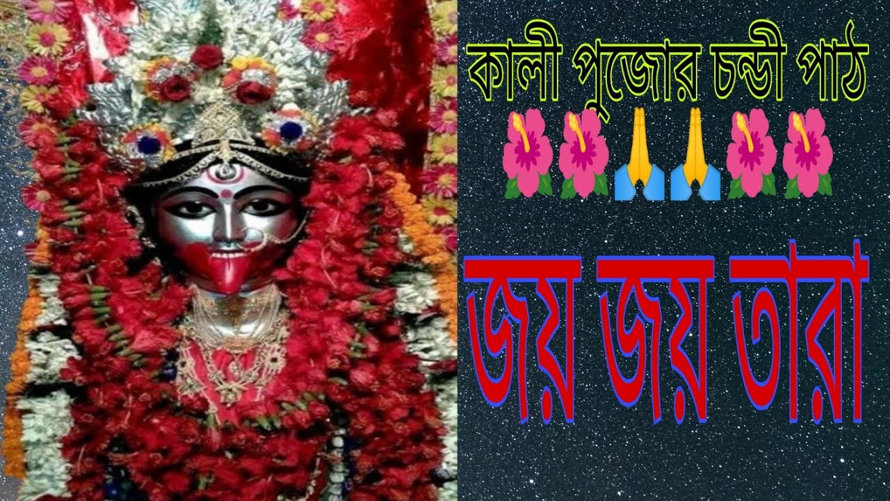 কালী পূজার চন্ডী পাঠ (kali puja Chandi path) (Joy🌺ma🌺Tara) https ...