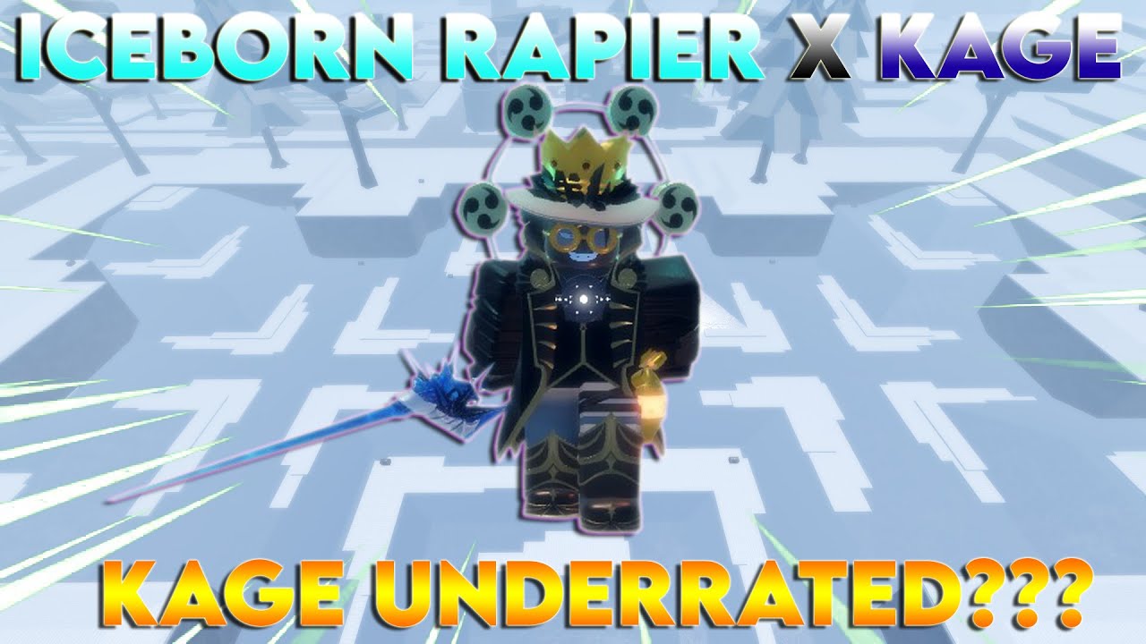 [GPO] ICEBORN RAPIER X KAGE IS A REALLY GOOD COMBO IS KAGE UNDERRATED ...