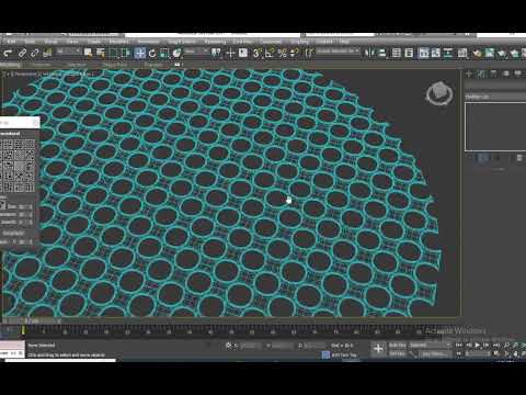 How to Model Speaker Grill in 3d Max - YouTube