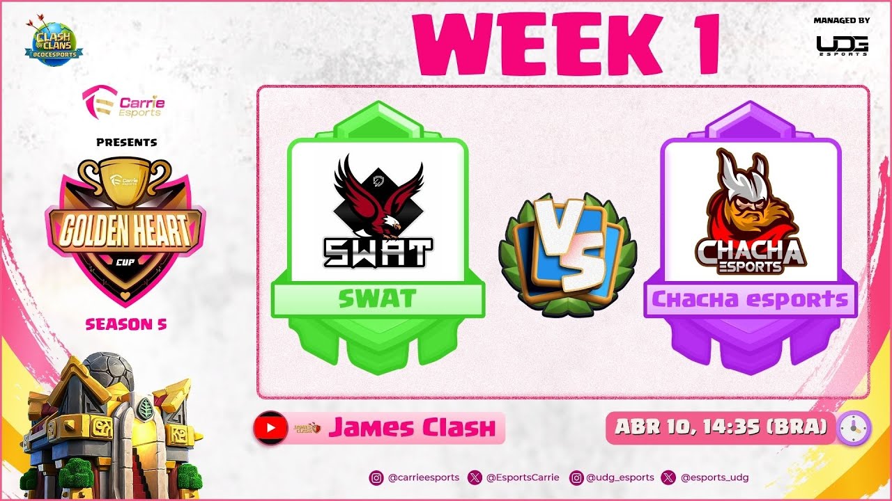 SWAT 🆚 CHACHA ESPORTS - GOLDEN HEART CUP - WEEK 1🏆 - YouTube