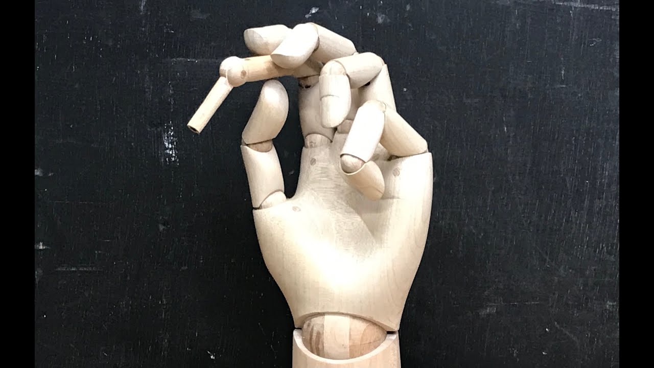 Making finger joints for a mannequin. - YouTube
