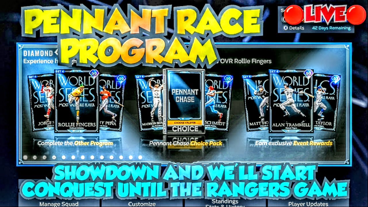 🔴 LIVE PENNANT RACE PROGRAM SHOWDOWN AND CONQUEST IN MLB THE SHOW 23 ...
