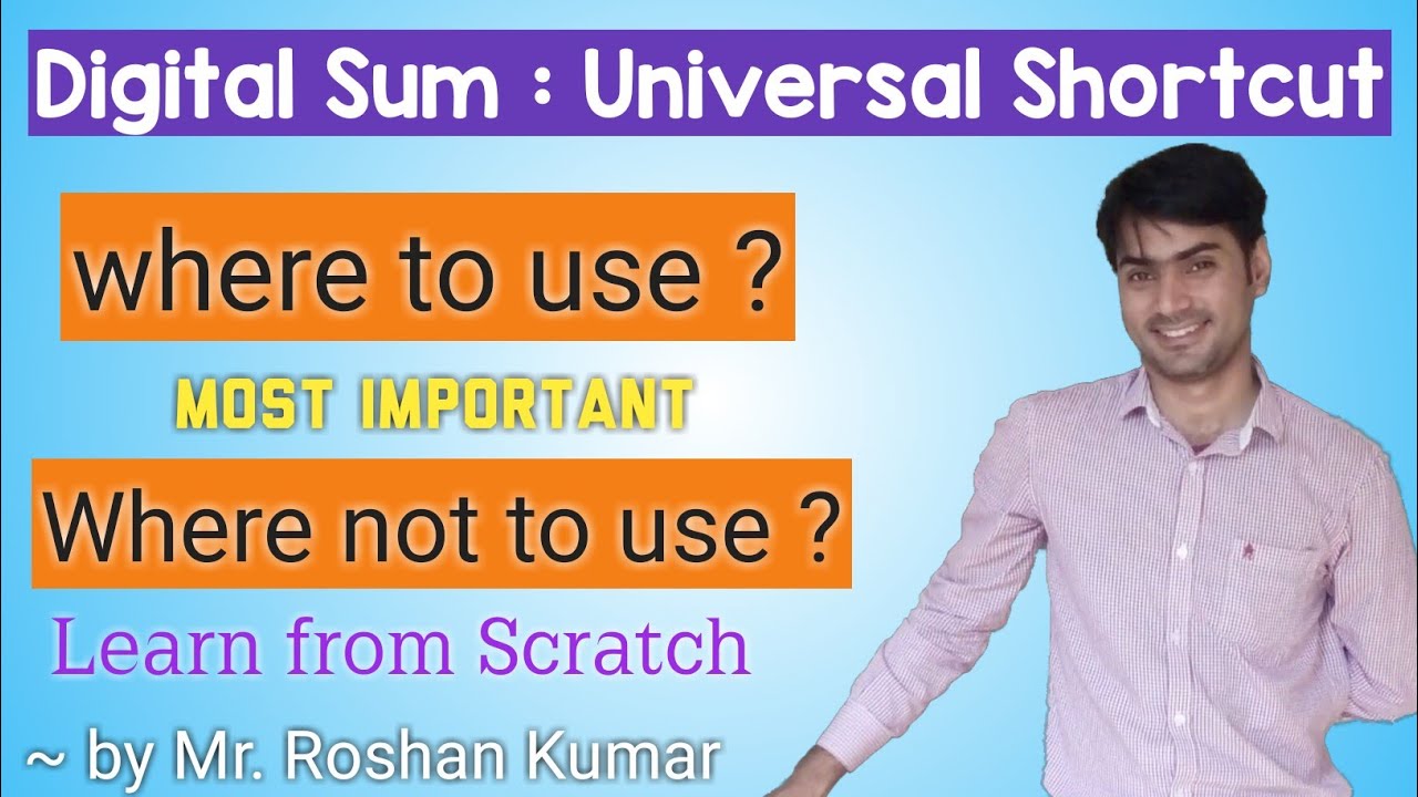 what is digital sum in Number system | smart ways to solve aptitude ...