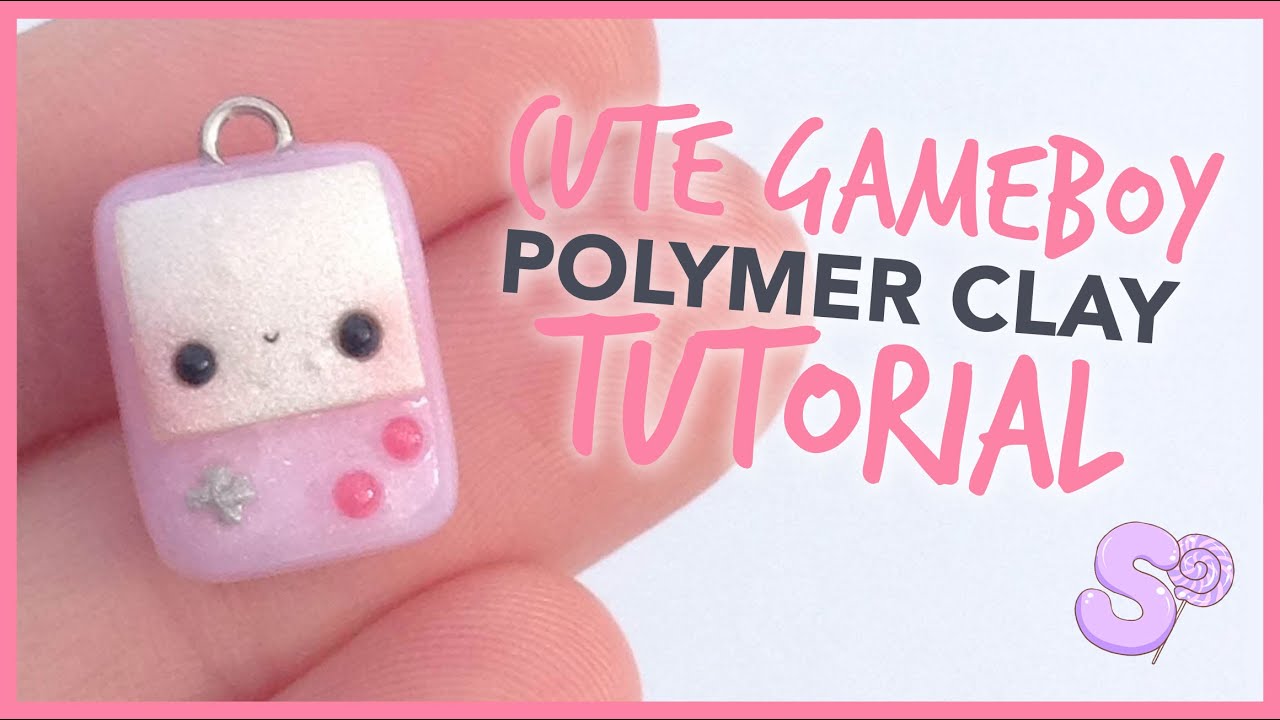 Kawaii Game Boy | Polymer Clay Tutorial - YouTube
