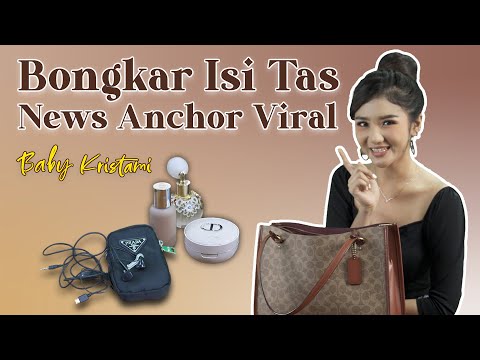 BABY KRISTAMI NEWS ANCHOR VIRAL BONGKAR ISI TAS