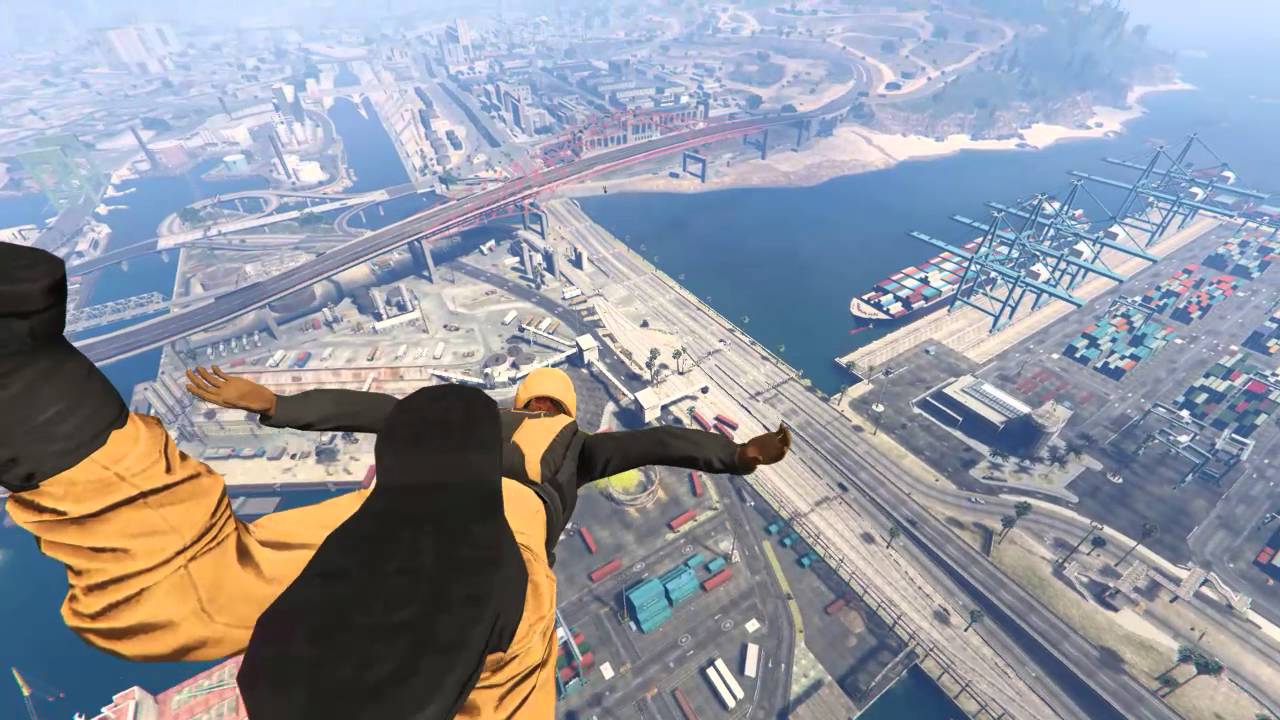 Gta Drop zone fun - YouTube