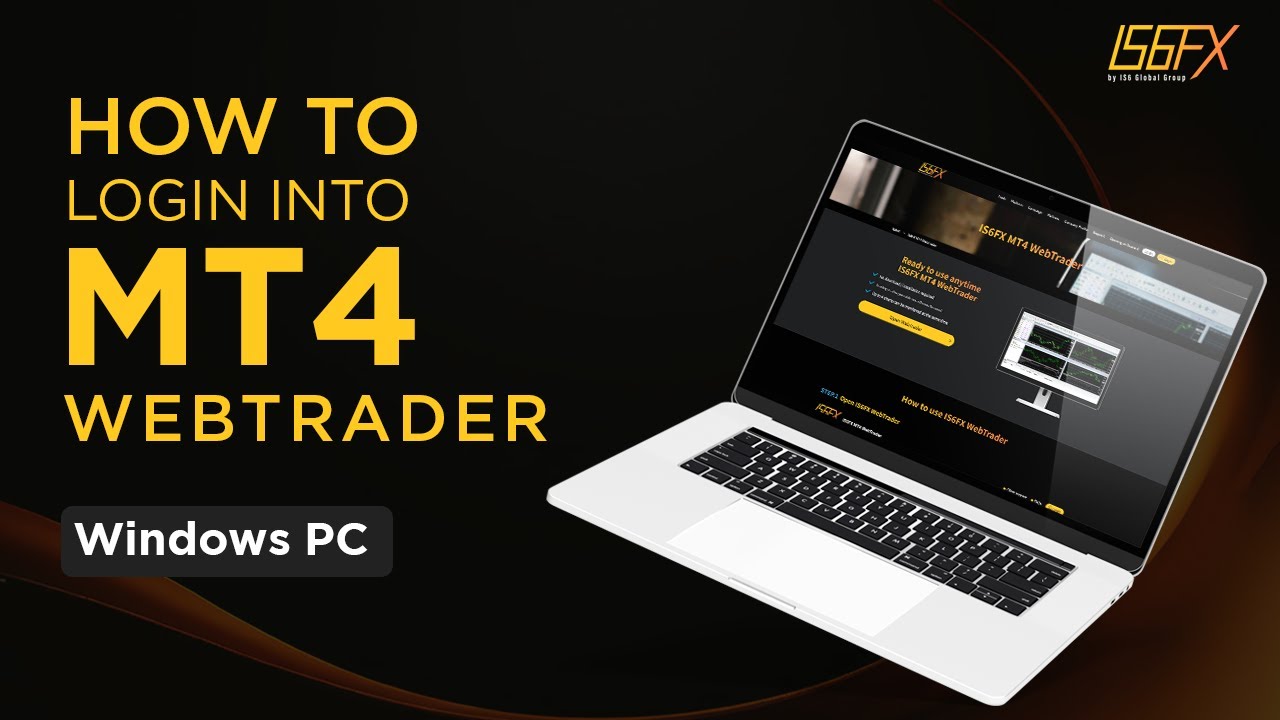 How To Login And Use Mt4 Webtrader On Windows Pc Youtube