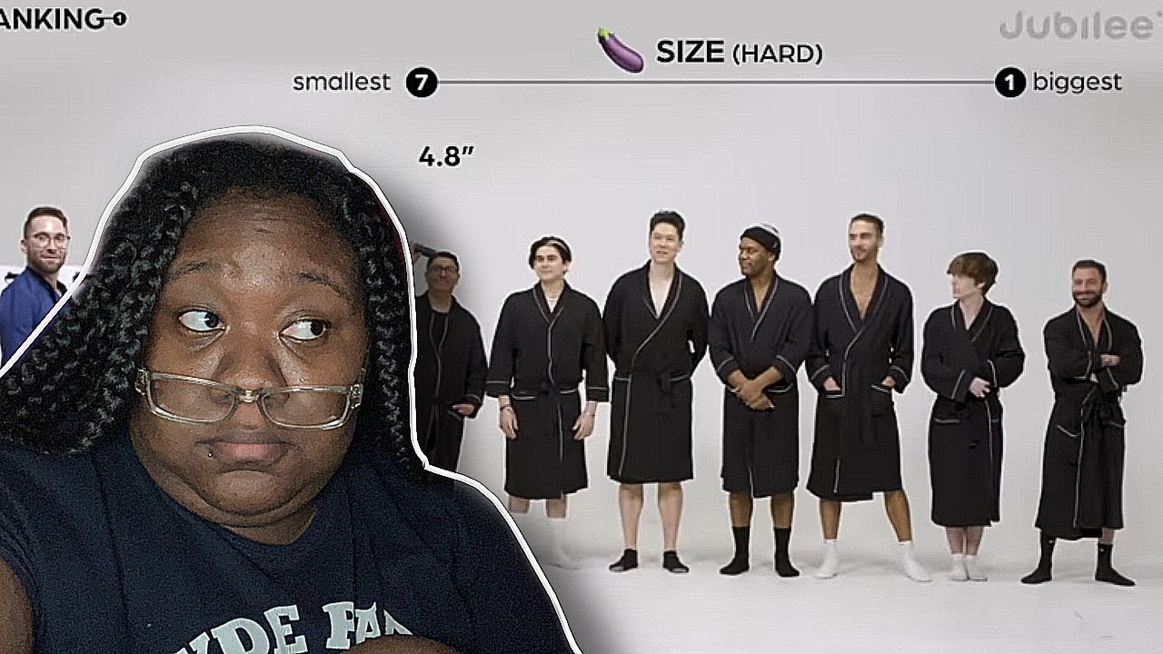 Men Rank Themselves By Penile Size REACTION! - YouTube