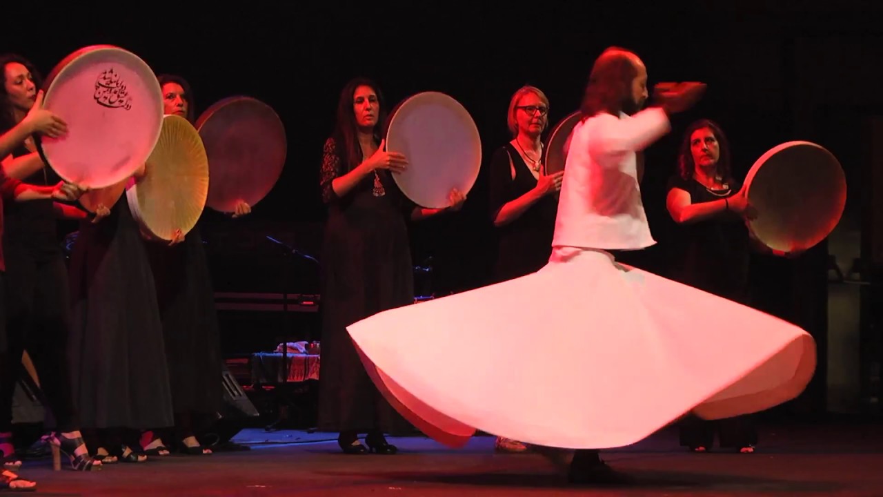 Pejman Tadayon: daf - danza Sufi: Shanti - coro Persepolis - Hu Madad ...