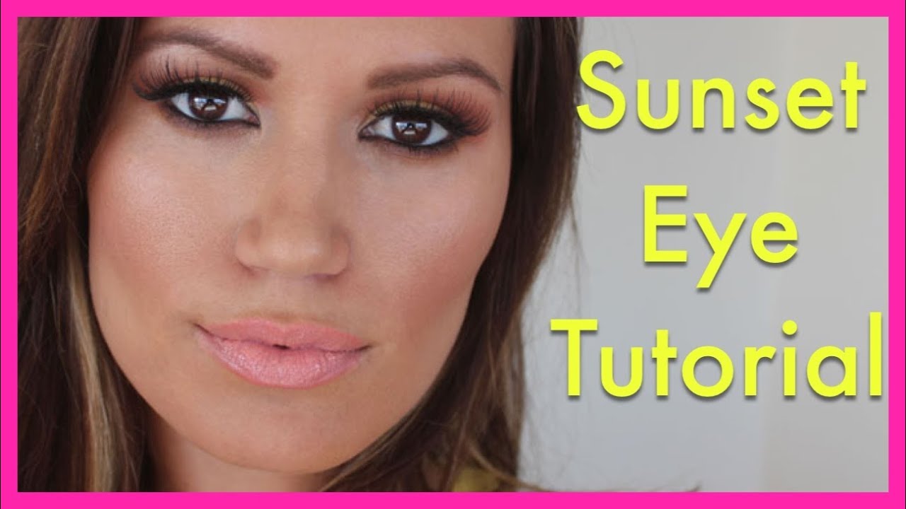 Sunset Eye Makeup Tutorial - YouTube