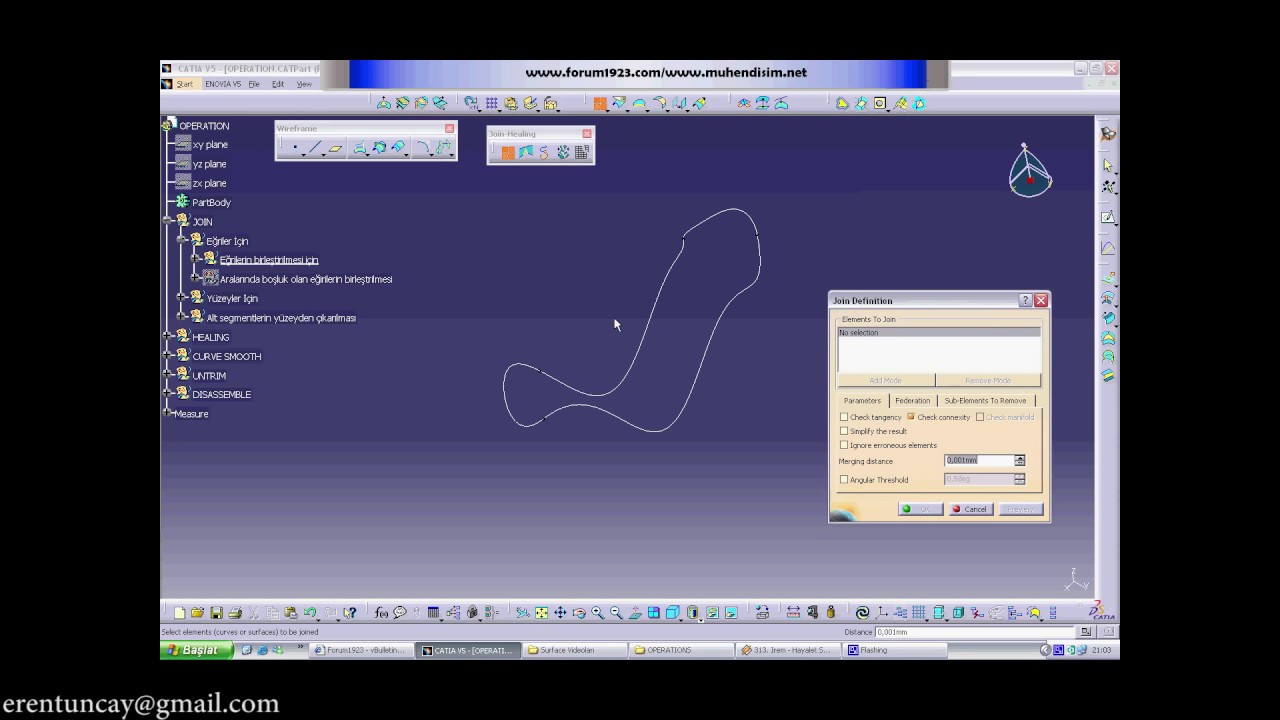 CATIA V5 Practice Design join - YouTube