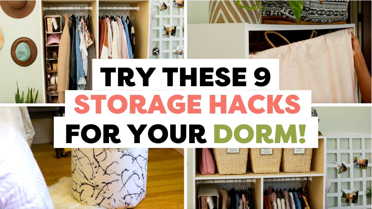 You Need to Try These Dorm Storage Hacks & DIYs | 9 Storage Hacks ...