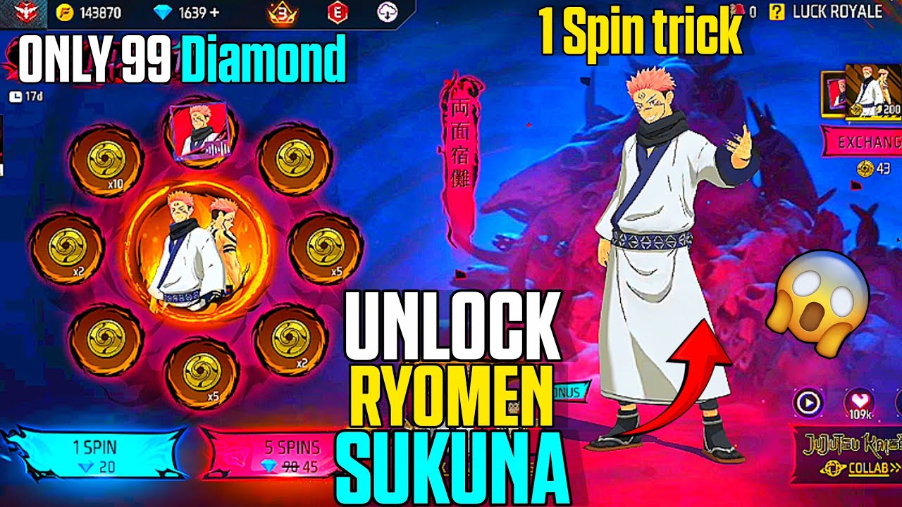 I Got Sukuna Bundle 😱🔥 || New Ring Event Trick Only 99 Diamond 💎 ...