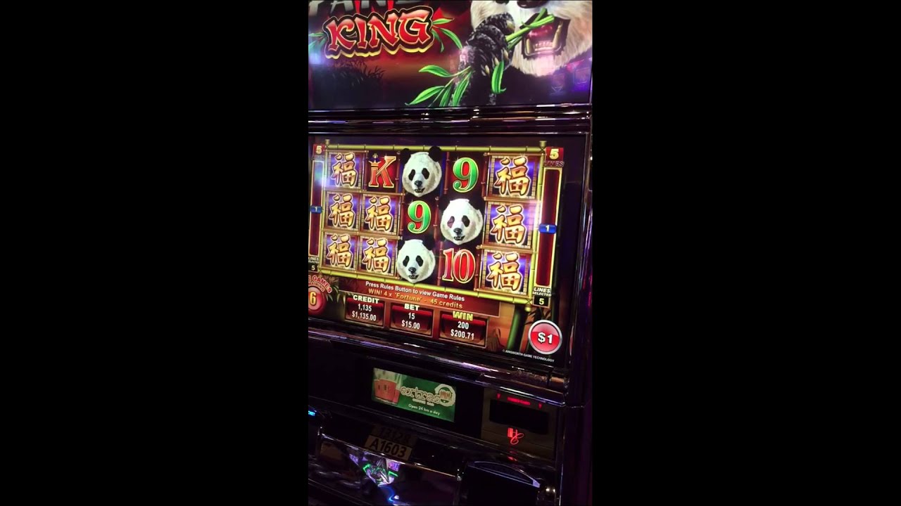 Panda slot machine jackpot - YouTube