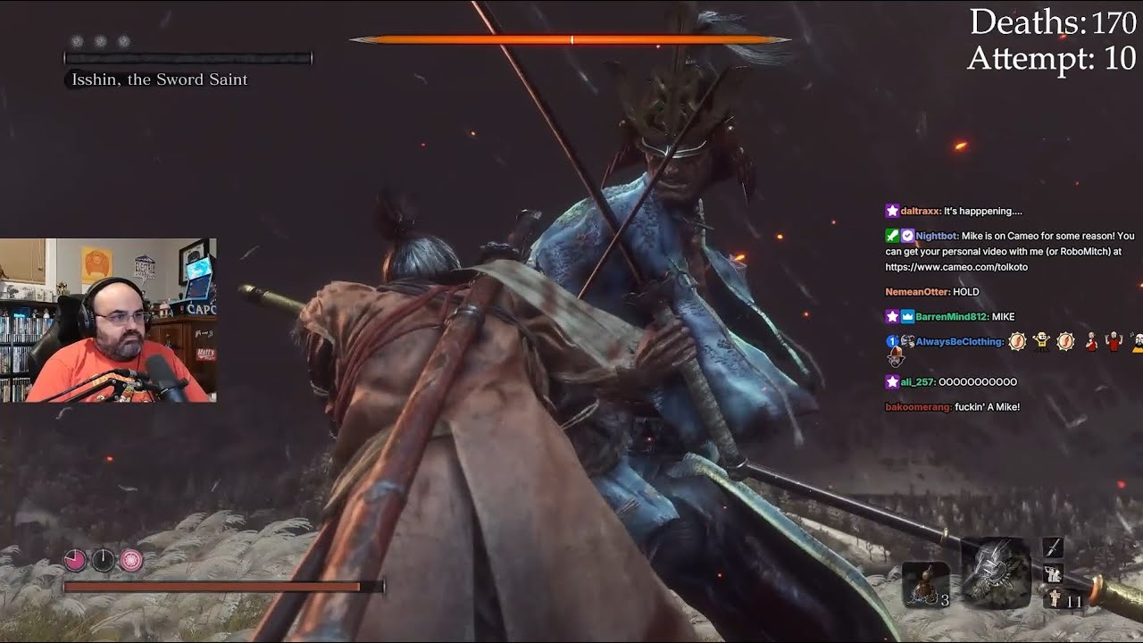 [Sekiro] Highlight Reel #7 - Mike 'Tolkoto' Minotti beats Sekiro! - YouTube