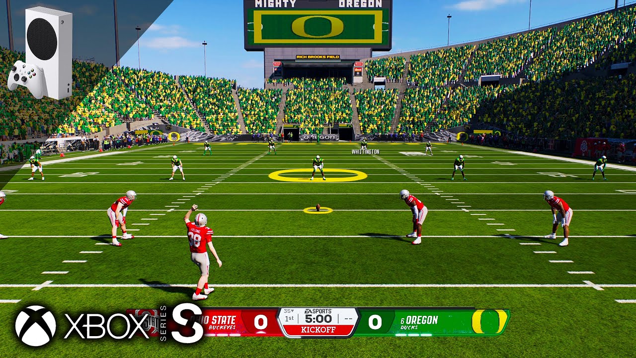 EA Sports College Football 26 - Xbox Series S Gameplay 60FPS - YouTube