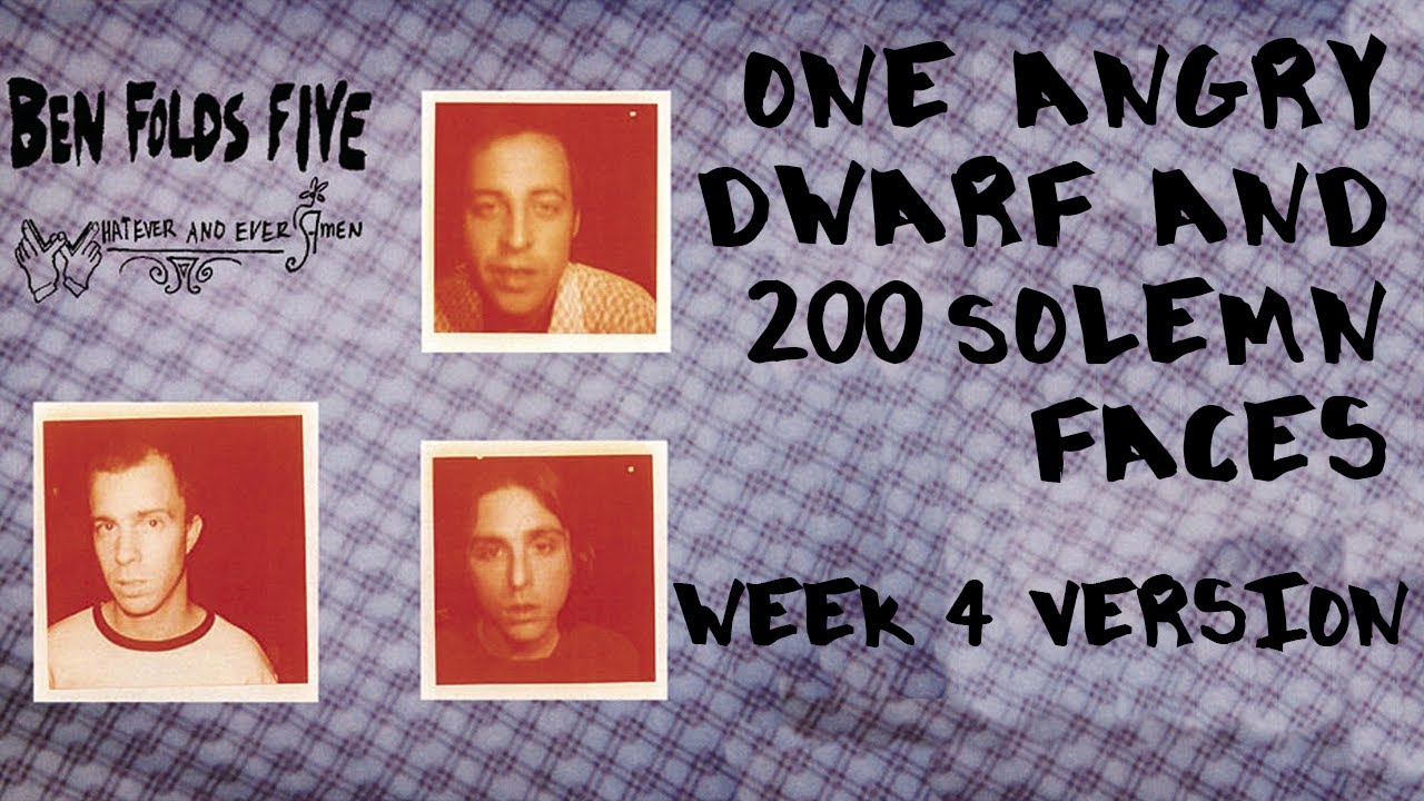 Ben Folds - One Angry Dwarf & 200 Solemn Faces (From Apartment Requests ...