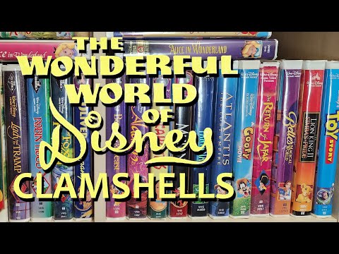 The Wonderful World of Disney VHS Clamshells!