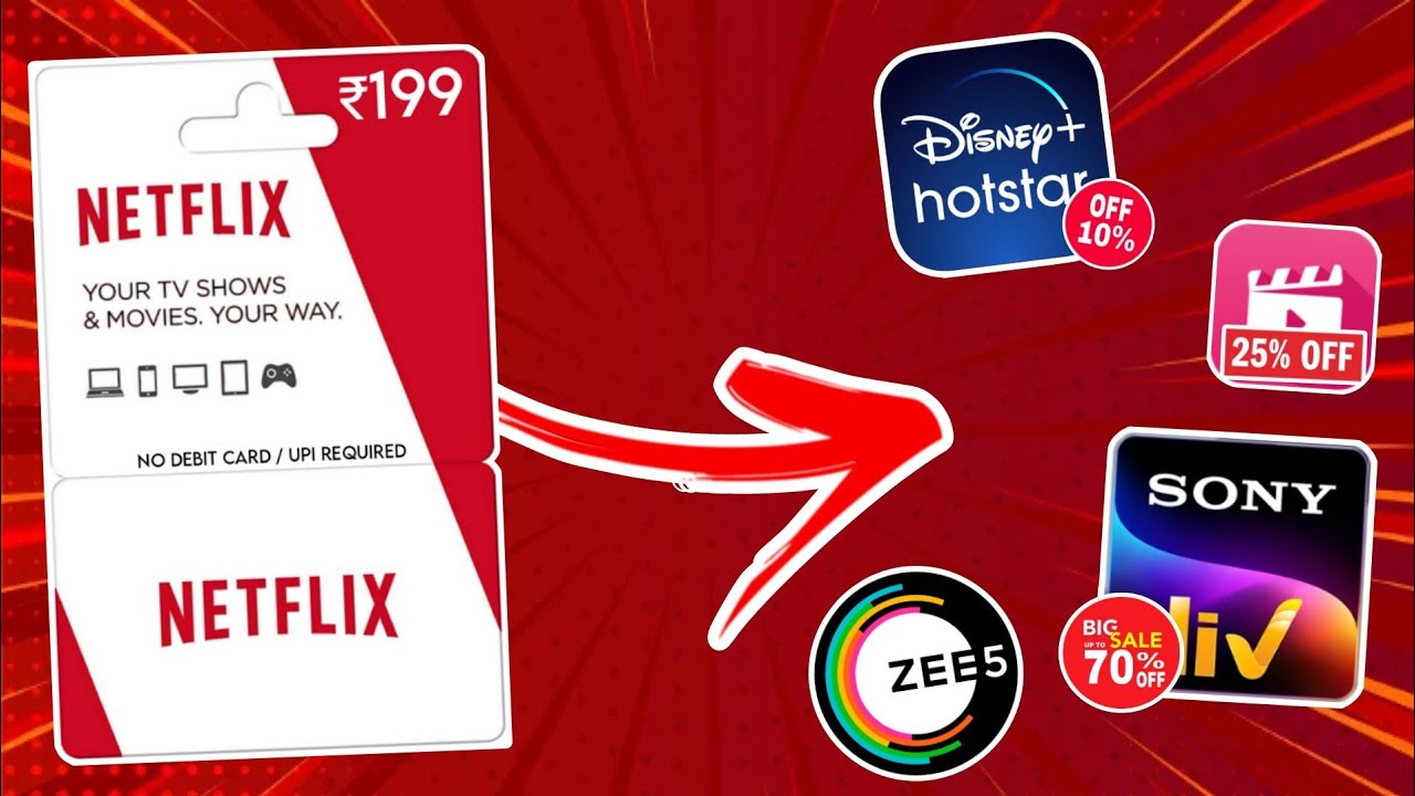 Buy OTT Subscription At Huge Discounts Using Gift Cards! - YouTube